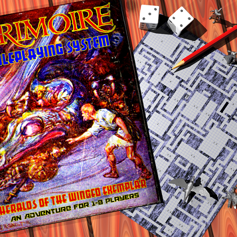 Grimoire : Heralds of the Winged Exemplar by Cleve Blakemore - Indiegogo