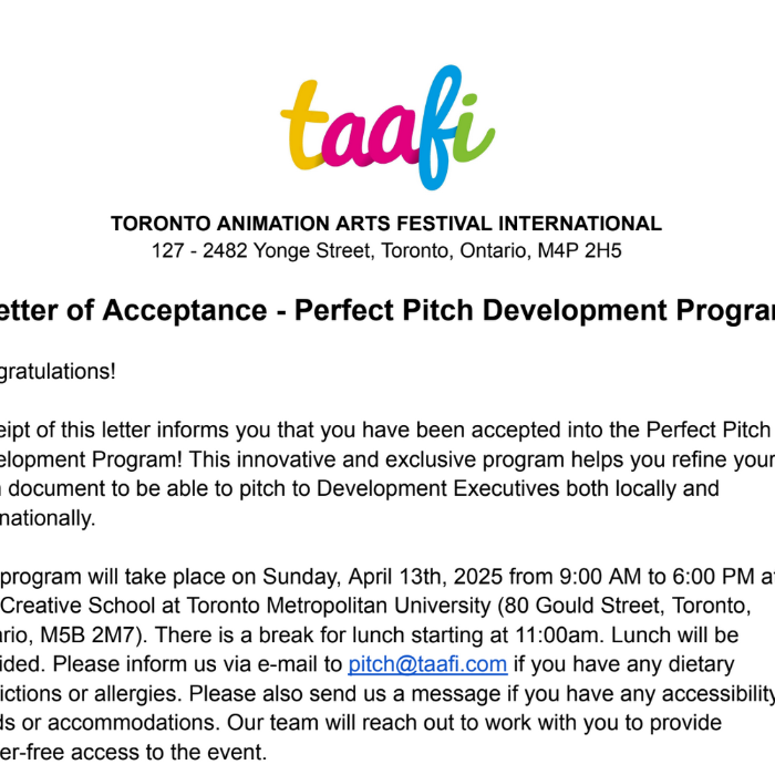 TAAFI Perfect Pitch Program by Leslie Luxemburger - Indiegogo