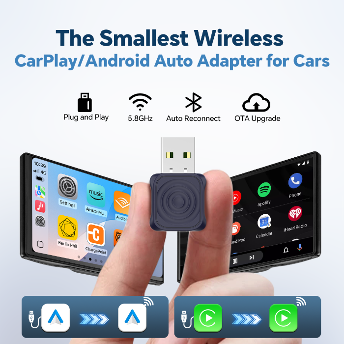 The World's Smallest Wireless CPAA Adapter for CAR by CarlinKit ...
