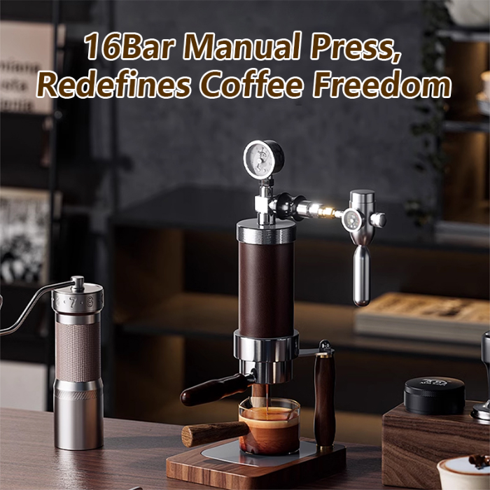 16Bar Manual Press, Redefines Coffee Freedom by ALM KOPi - Indiegogo