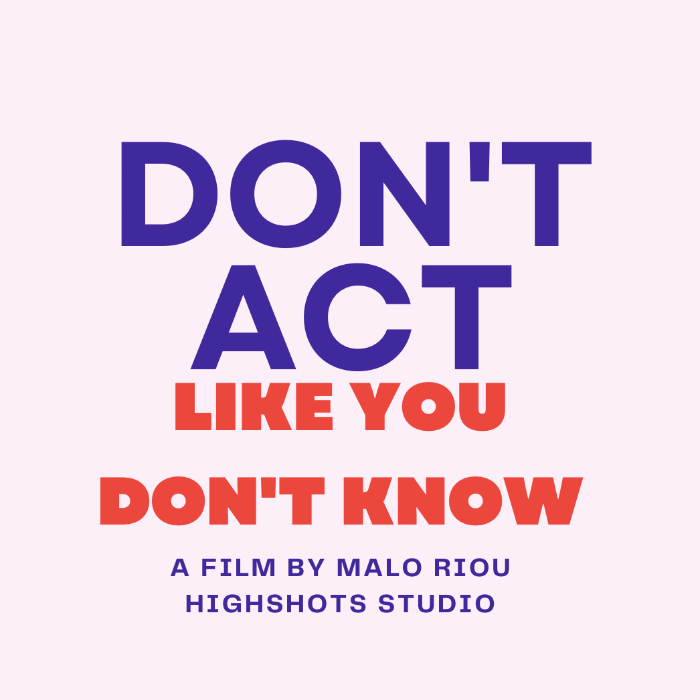 Don't Act Like You Don't Know by Shotiko Kokhreidze - Indiegogo