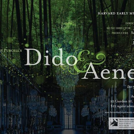 Harvard Early Music Society Dido & Aeneas 2013!!! by Jessica Rucinski ...