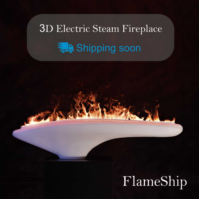 FlameShip - 3D Electric Steam Fireplace by FlameShip - Indiegogo