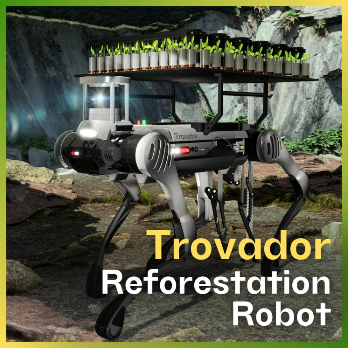 The world’s first all-terrain reforesting robot! by Sebastião Mendonça ...