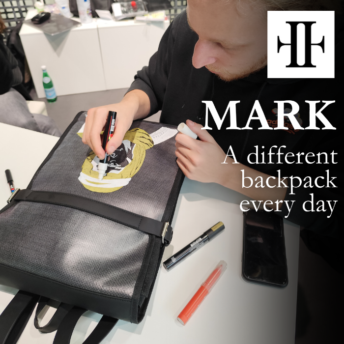 Mark, a different backpack every day by Femea CANTELE - Indiegogo