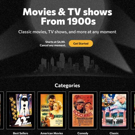 Streaming Service for Rare Old Movies & TV Shows by Loving Classics ...