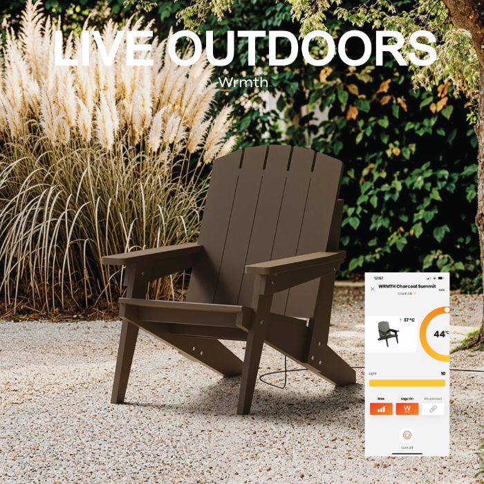 Smart Heated Outdoor Chair by Wrmth - Indiegogo