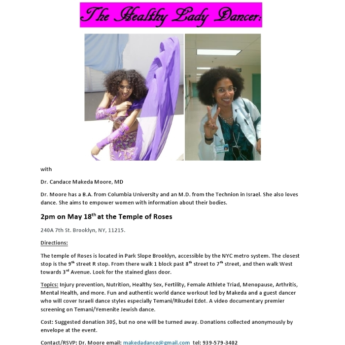 The Healthy Lady Dancer by Candace Moore - Indiegogo