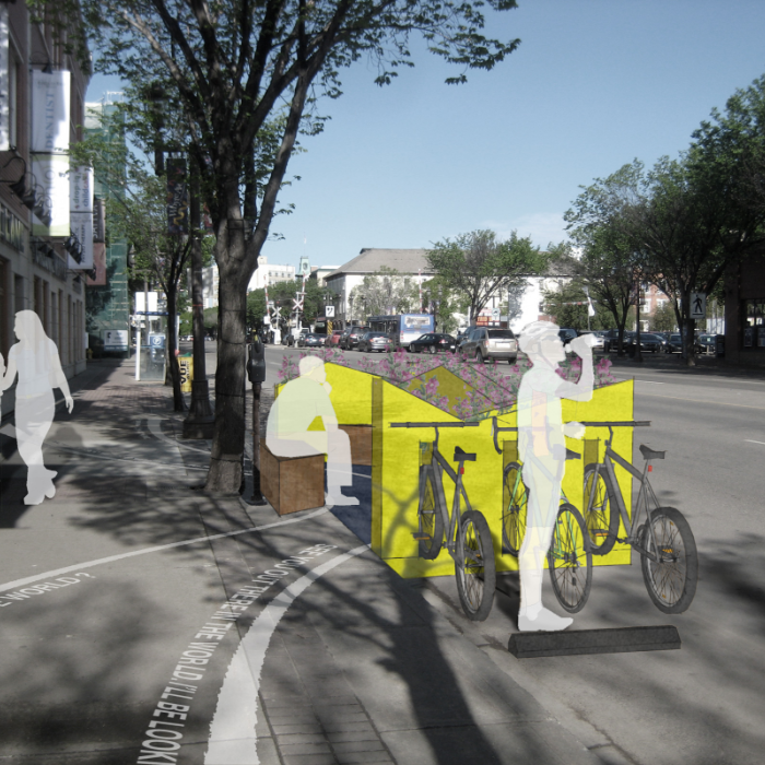 Memorial Parklet for Isaak Kornelsen by Jonathan Behnke - Indiegogo