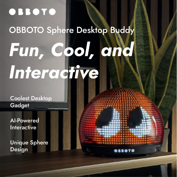 OBBOTO: Your Desktop Sphere Buddy with Endless Fun by OBBOTO - Indiegogo