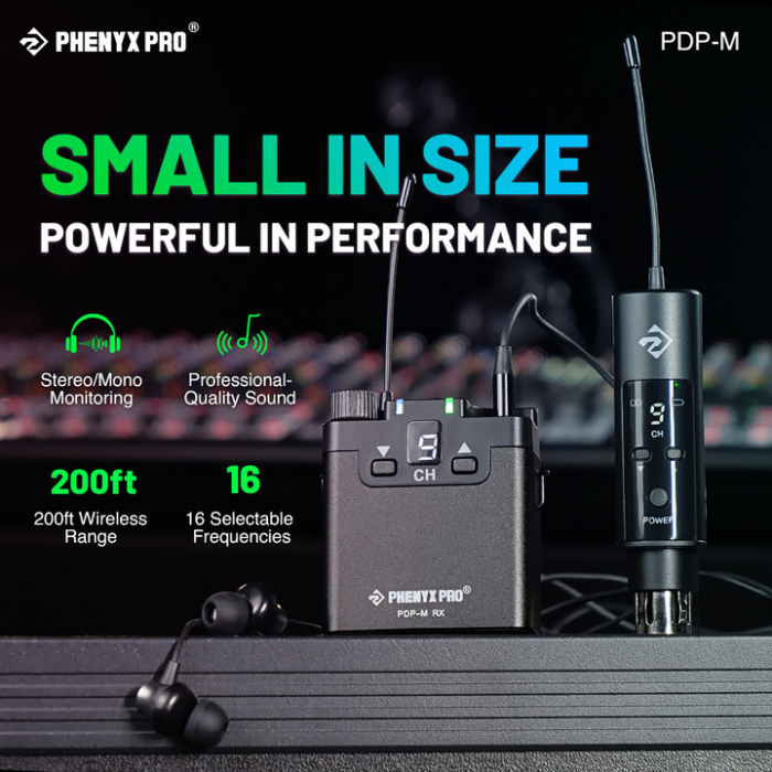 PDP-M IEM System: Pro Monitoring Made Effortless by Phenyx Pro - Indiegogo