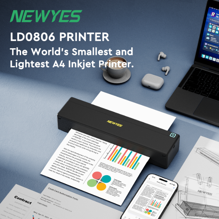 NEWYES LD0806 Portable Inkjet Printer by NEWYES - Indiegogo