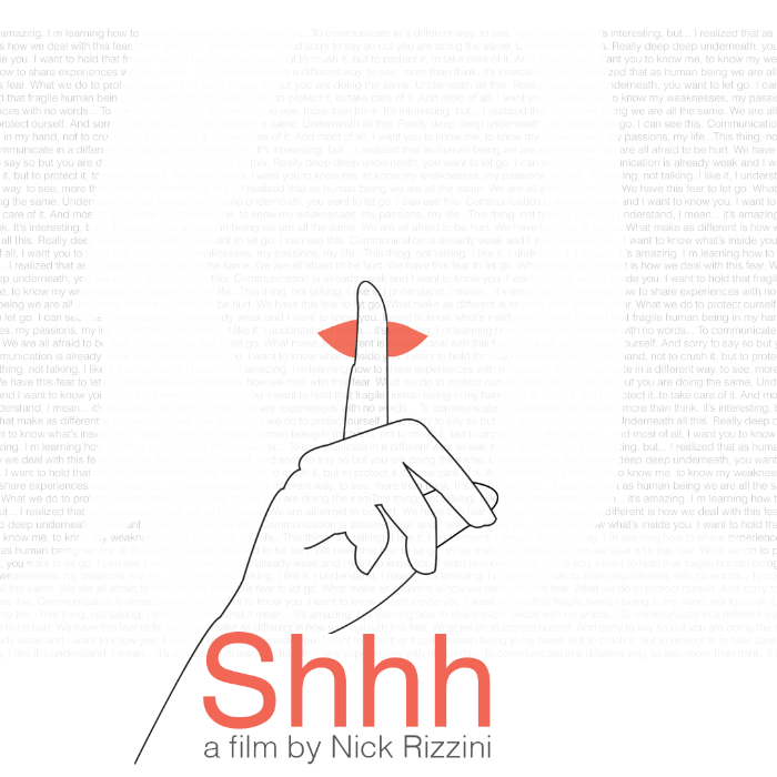 Shhh - Short Movie by Nick Rizzini - Indiegogo