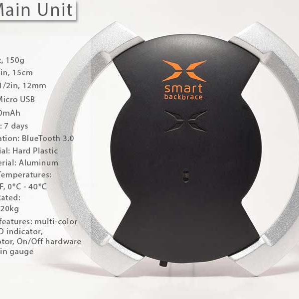 Smart Back Brace - SSB - Posture Correcting Device by Andy Goubarev ...