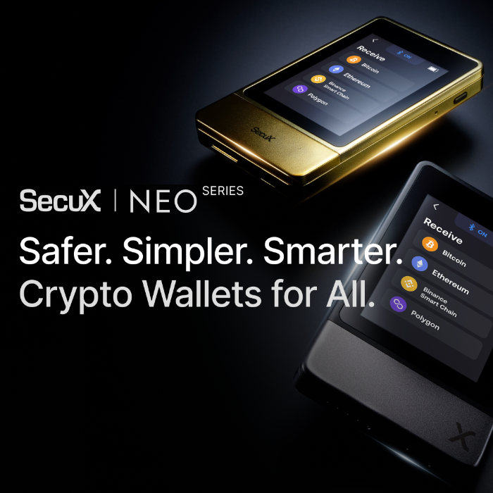 Neo Series : Secure, Smart, Simple Crypto Wallet by SecuX - Indiegogo