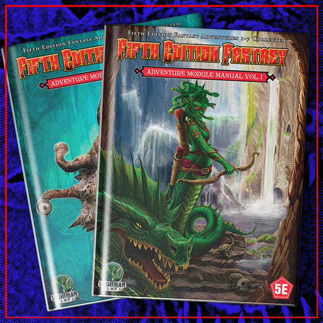 Fifth Edition Fantasy: Adventure Module Manual 1&2 by Goodman Games ...