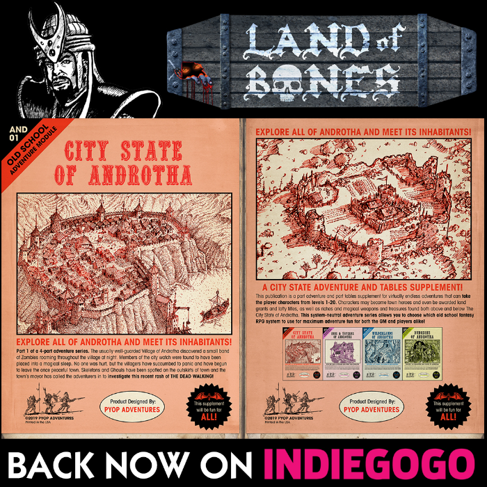 LAND OF BONES 1e SOLO Fantasy RPG 700 Pages by Robert Todd - Indiegogo