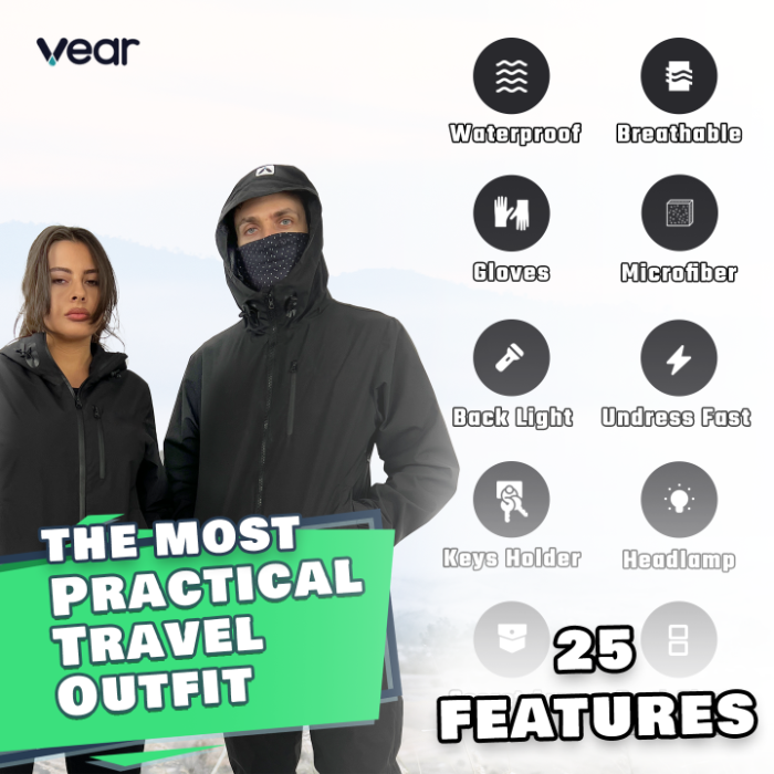 The Most Practical Travel Jacket. With 25 Features by VEAR - Indiegogo