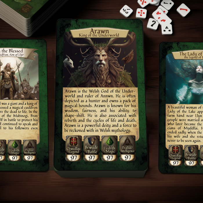 Welsh Legends cards - Cardiau Chwedlau by David Daniel - Indiegogo