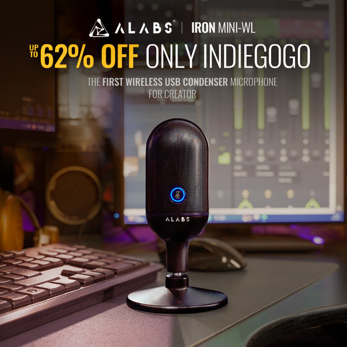 ALABS THE FIRST DESKTOP WIRELESS USB CONDENSER MIC by Alabs sound ...