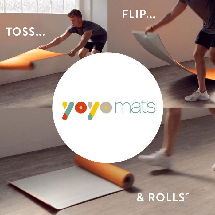 The World's Only Self-Rolling Fitness & Yoga Mat by YoYo Mats - Indiegogo