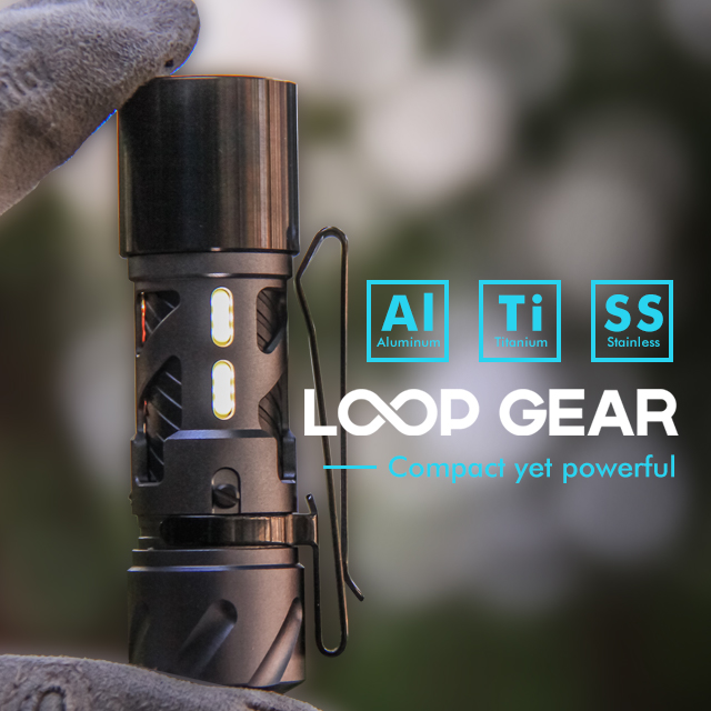LOOP GEAR-Compact Illuminating EDC Flashlight by LOOP GEAR Team - Indiegogo