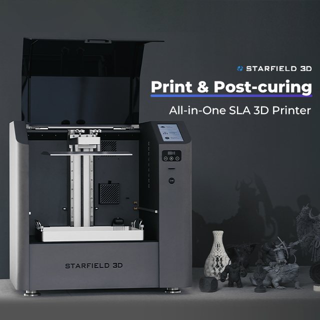 Print & Post-curing All-in-one SLA 3D Printer by STARFIELD 3D - Indiegogo