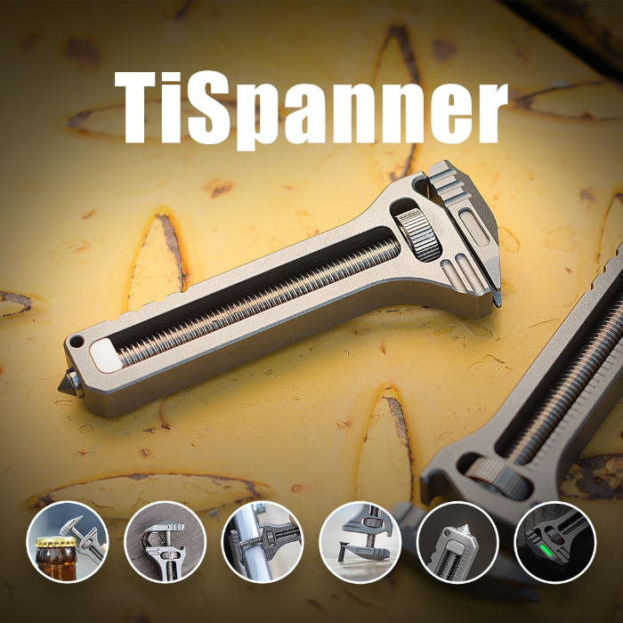 TiSpanner: Compact Titanium Multitool within Reach by Titaner JP ...