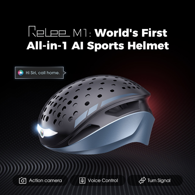 Relee M1: World's 1st All-in-1 AI Sports Helmet by Relee Technology ...