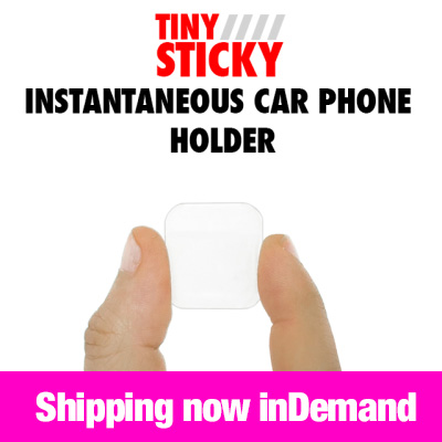 TinySticky - the instantaneous car phone holder by Tiny Sticky Labs ...