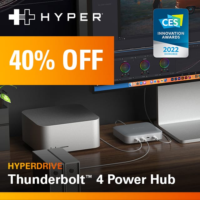 HyperDrive Thunderbolt 4 Power Hub by HYPER Products Inc. - Indiegogo