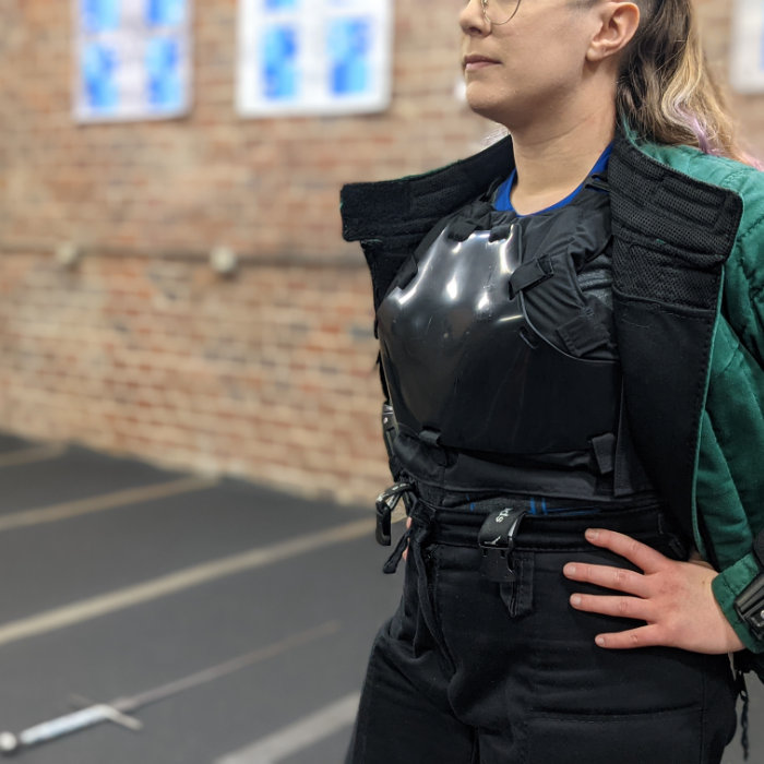 Fencing Chest Protector by Veronica Young - Indiegogo