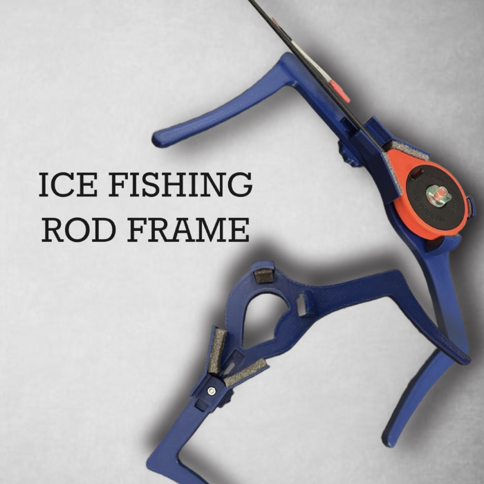 Universal Ice Fishing Rod Frame — smart holder for winter rods by Georg ...