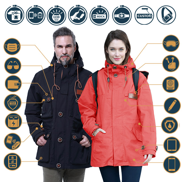 World First Modular Multipurpose Travel Jacket by Michael Wang - Indiegogo