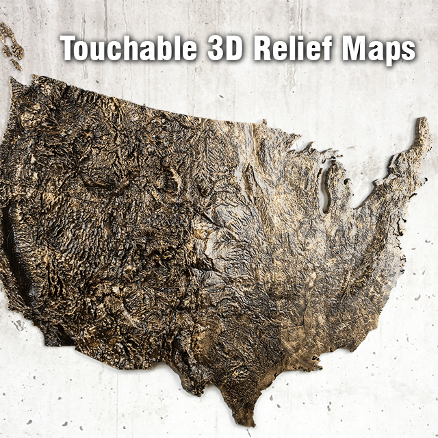 Touchable 3D Relief Maps by Uncle Lucas Studio - Indiegogo