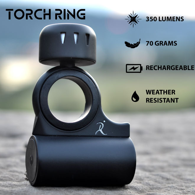 Torch Ring - A Powerful LED Light For Running by Kevin Nadolny - Indiegogo