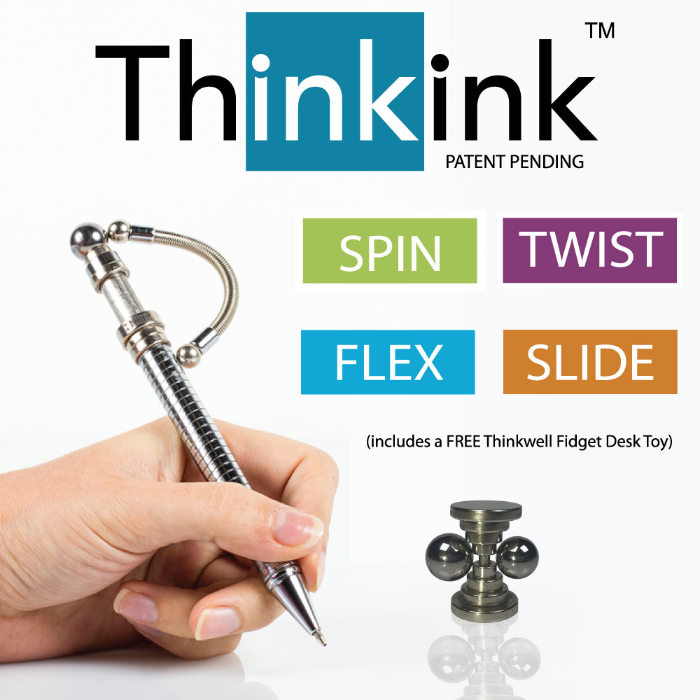 Think Ink Pens: Fidget for Focus by Jym Daniel - Indiegogo
