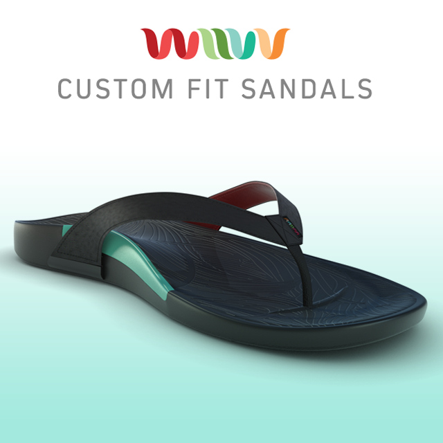 Custom Fit Sandals for Personalized Comfort by Wiivv - Indiegogo