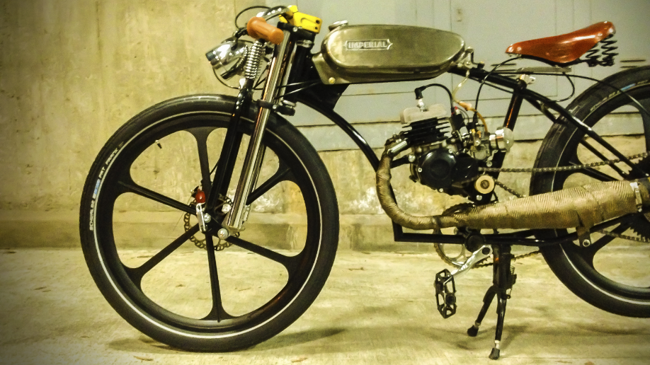 Motorized Bicycle Custom Gas Tank
