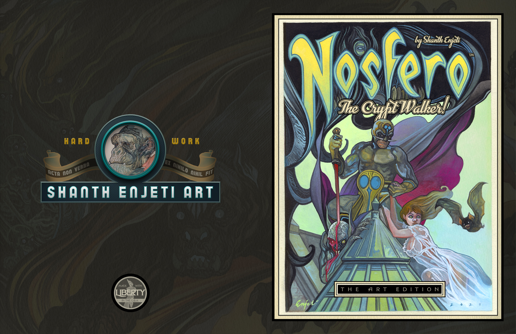 NOSFERO: The Crypt Walker! The Art & 2nd Edition by Shanth Enjeti Art ...