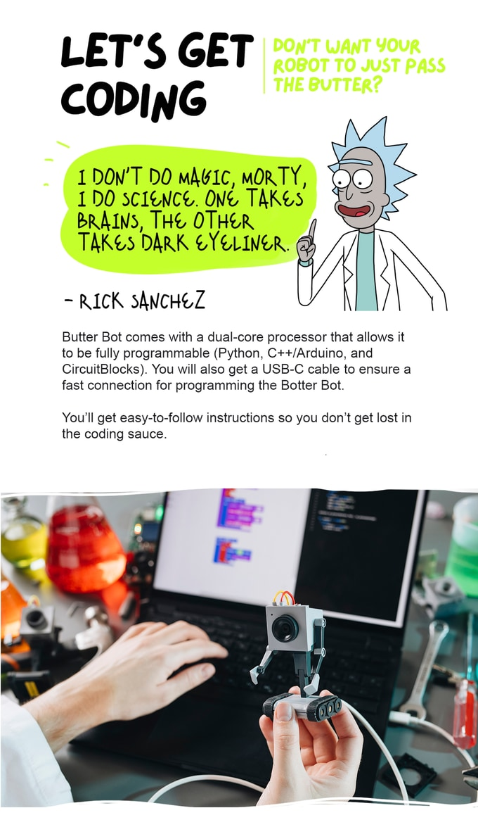 Rick and Morty Butter Bot: an AI-powered robot by Albert Gajšak - Indiegogo