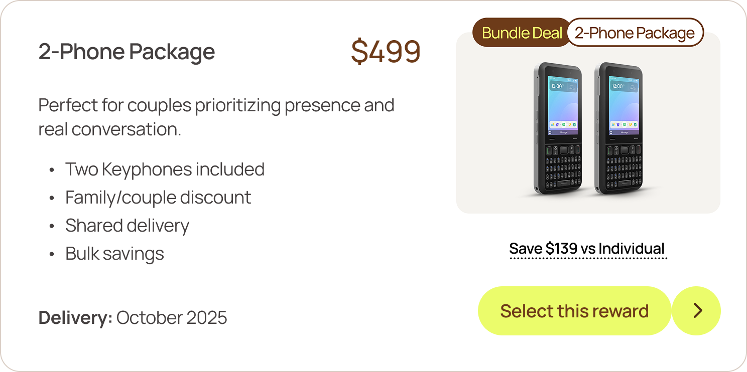Keyphone: A Modular Basic Phone with QWERTY Keys by Keyphone - Indiegogo