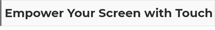 BLUEVER Hello X2: Turn Any Monitor Into A Touch by Bluever Team - Indiegogo