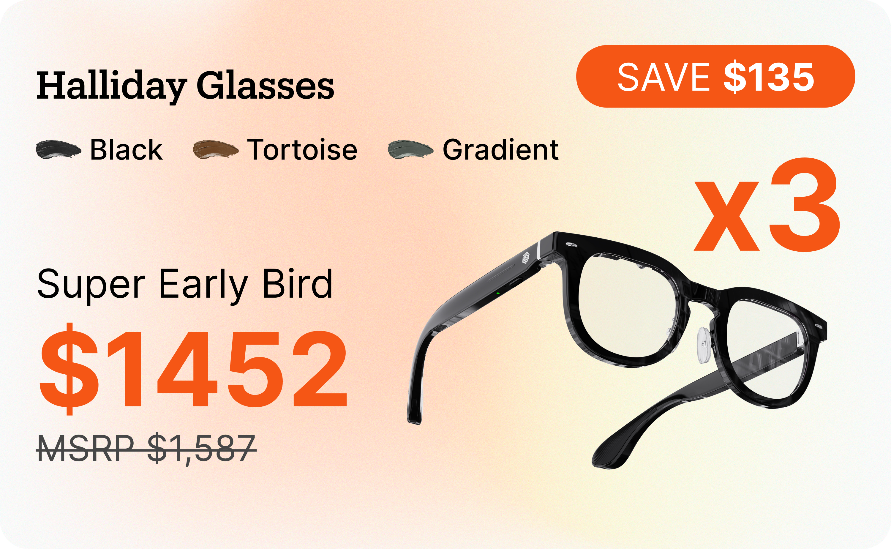 Halliday: Proactive AI Glasses, Invisible Display by Halliday - Indiegogo