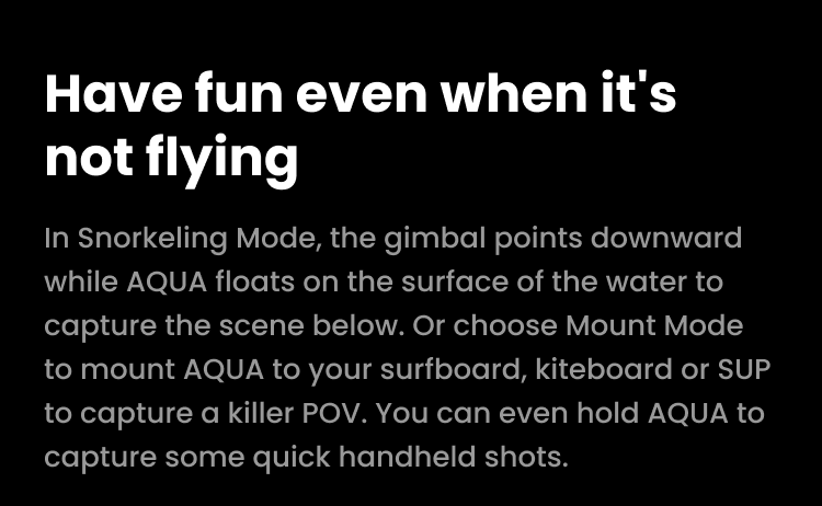 HOVERAir AQUA: First Waterproof Self-Flying Camera by HOVERAir - Indiegogo