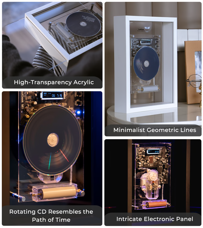 CoolGeek RetroWave Frame: Play & Display Your CDs by coolgeek coolgeek ...