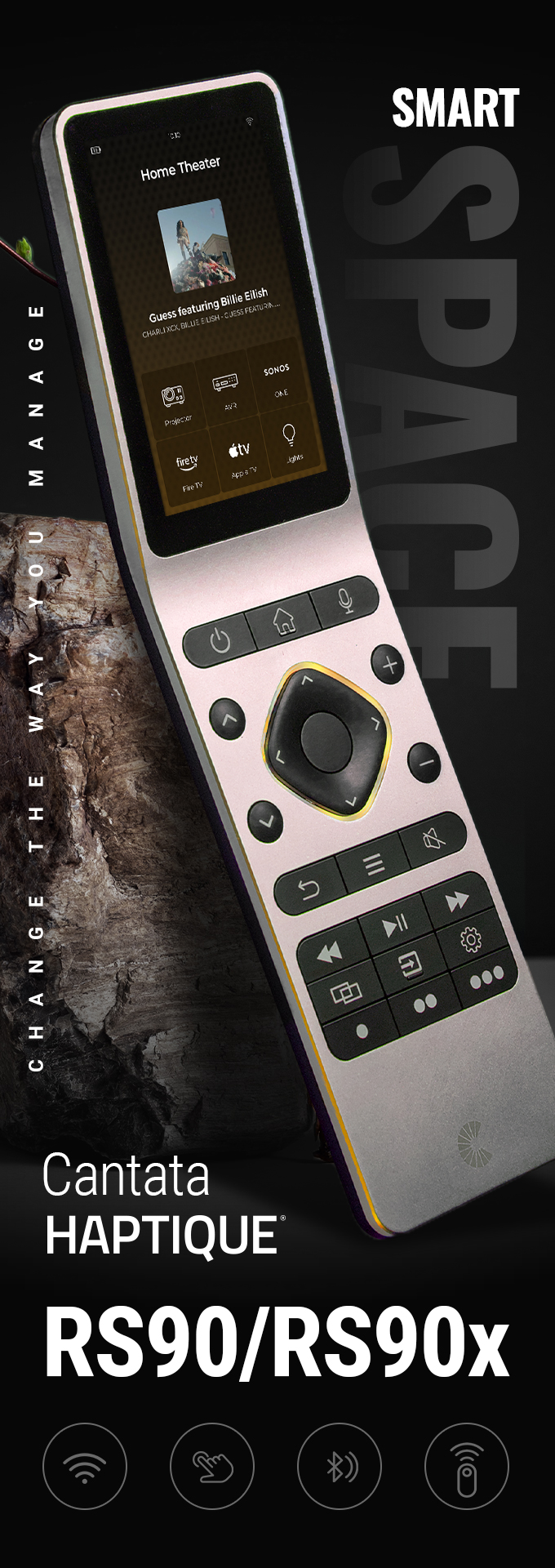 Universal Remote: Haptique RS90,90x & Extenders by Cantata - Indiegogo