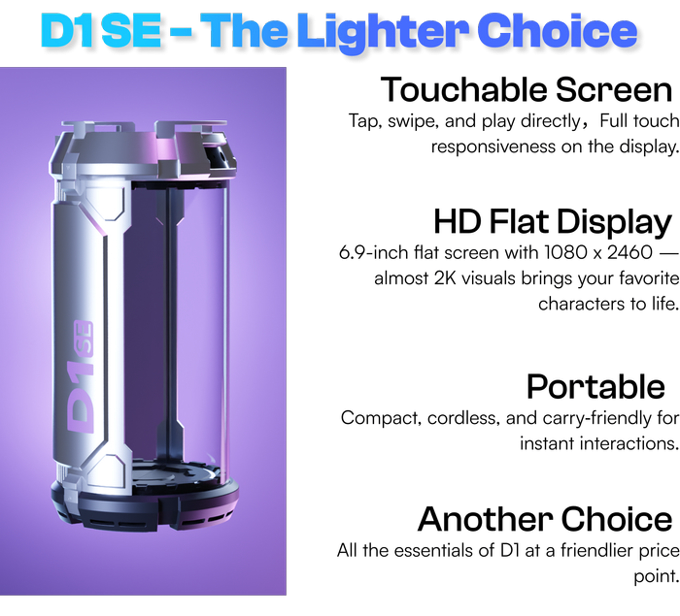 Dipal D1 First Curved Screen 3D AI Character Pod by Dipal - Indiegogo