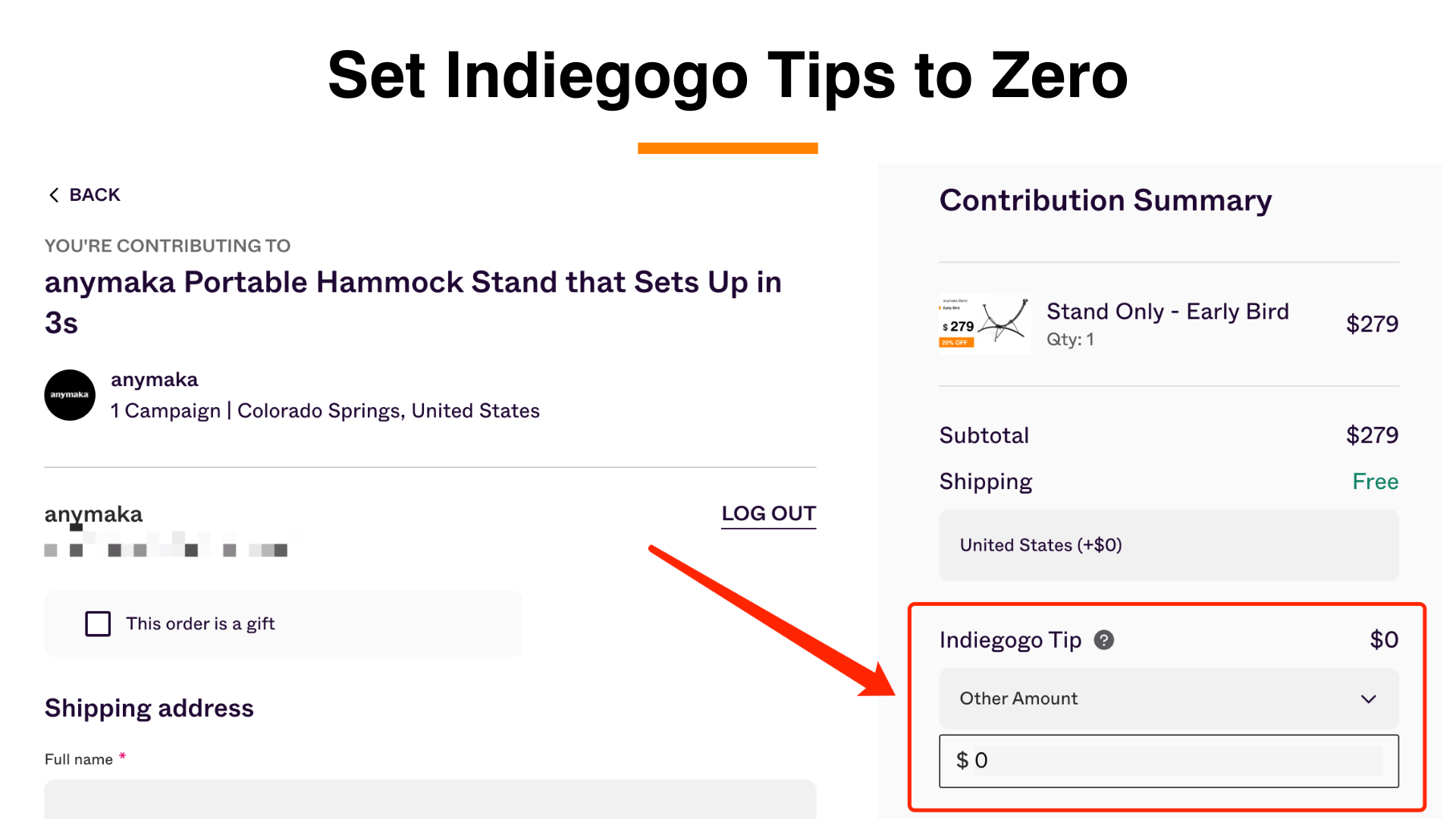 anymaka Portable Hammock Stand that Sets Up in 3s by anymaka - Indiegogo