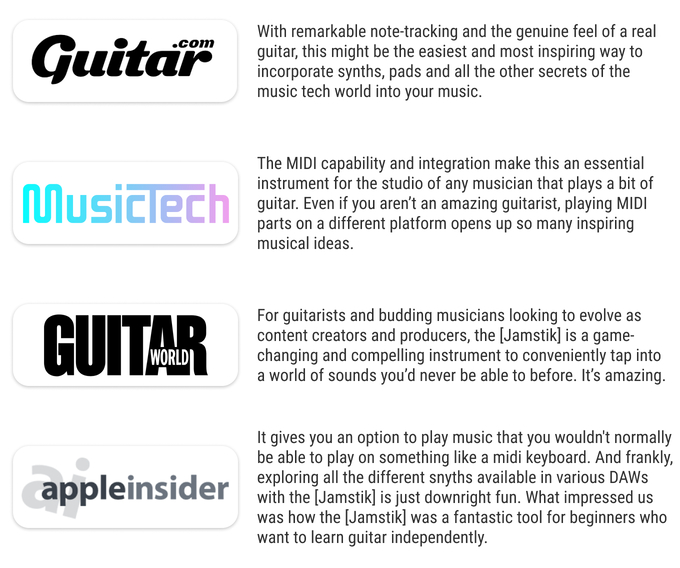 Jamstik Core: Electric Guitar & MIDI Controller by Jamstik - Indiegogo